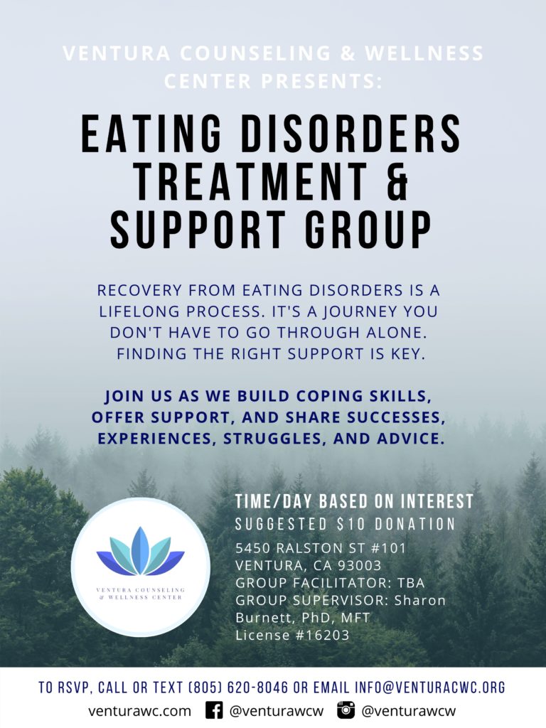 Eating Disorders Treatment & Support Group - Ventura Counseling and ...
